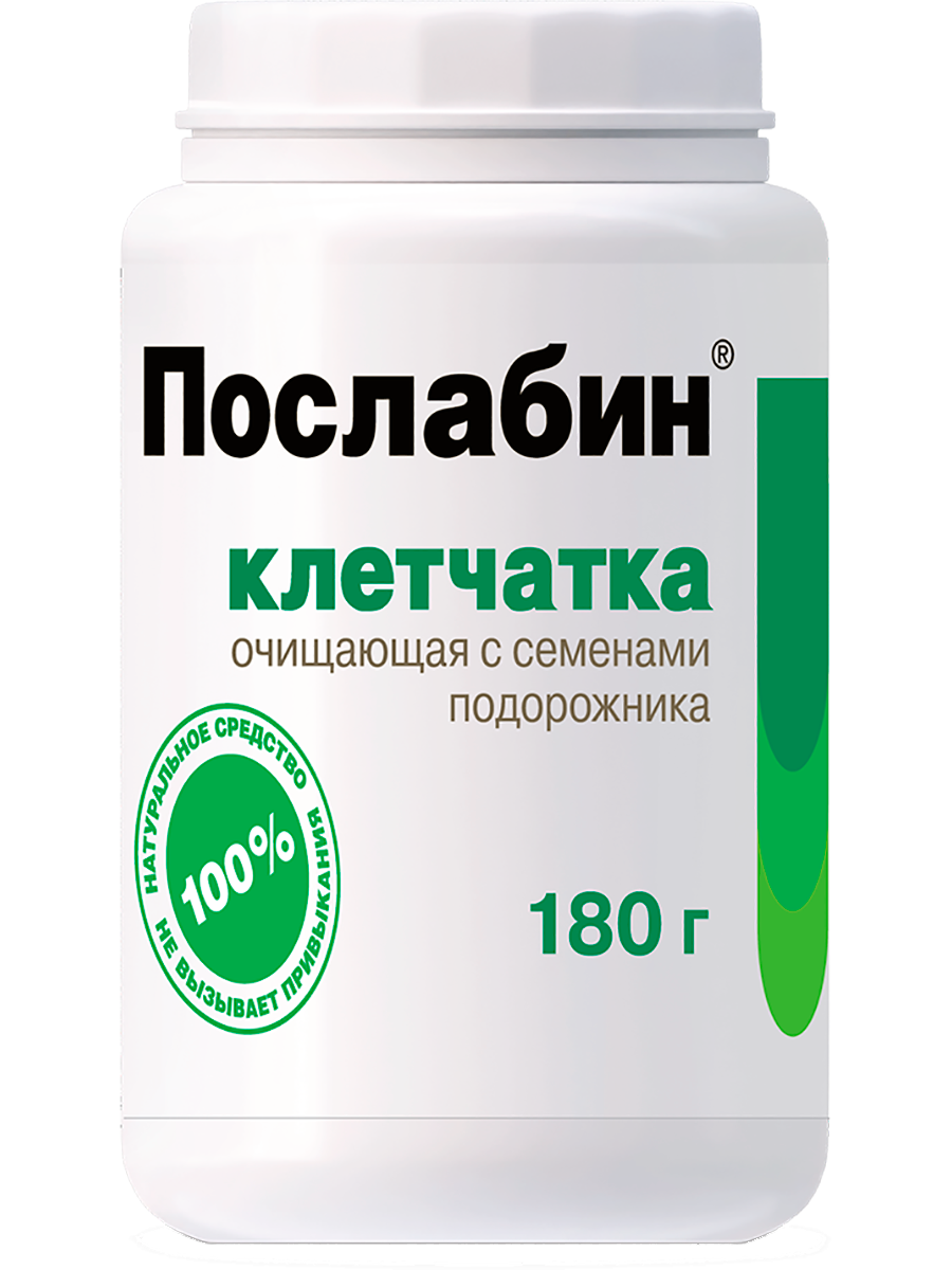 Клетчатка очищающая Послабин, 180 г, BIONATIONAL