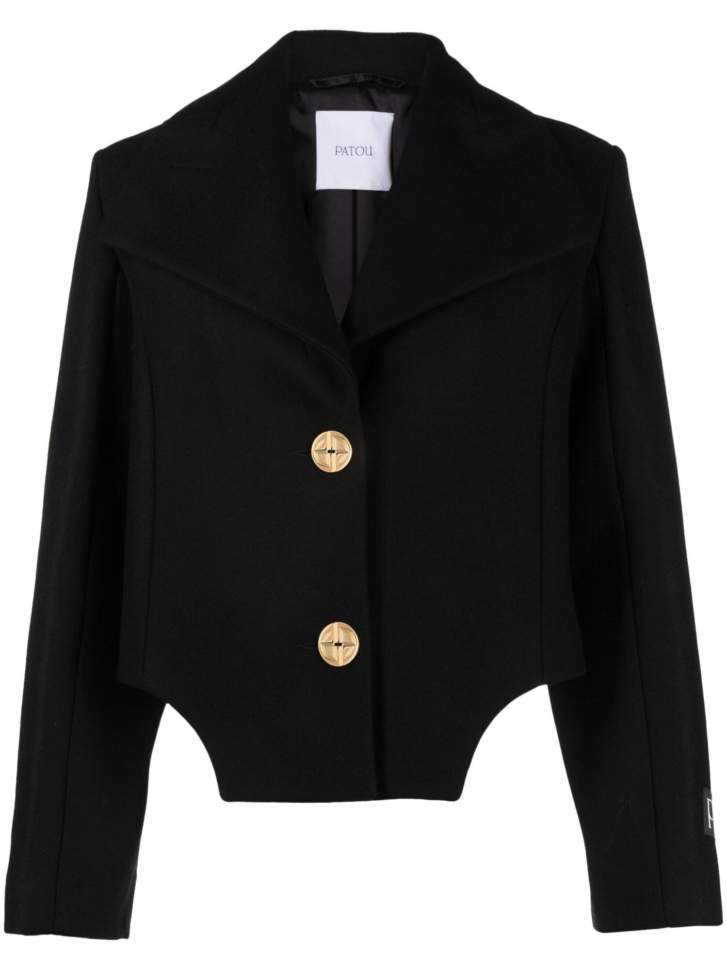 Куртка Cut-out cropped jacket