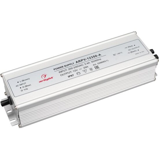 Блок питания Arlight ARPV-12350-A 12V 350W 67 IP 29A 026680(1)