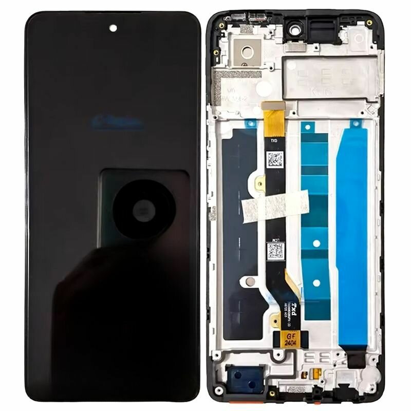Дисплей для Tecno Spark 20 Pro (KJ6) в рамке премиум (OR)