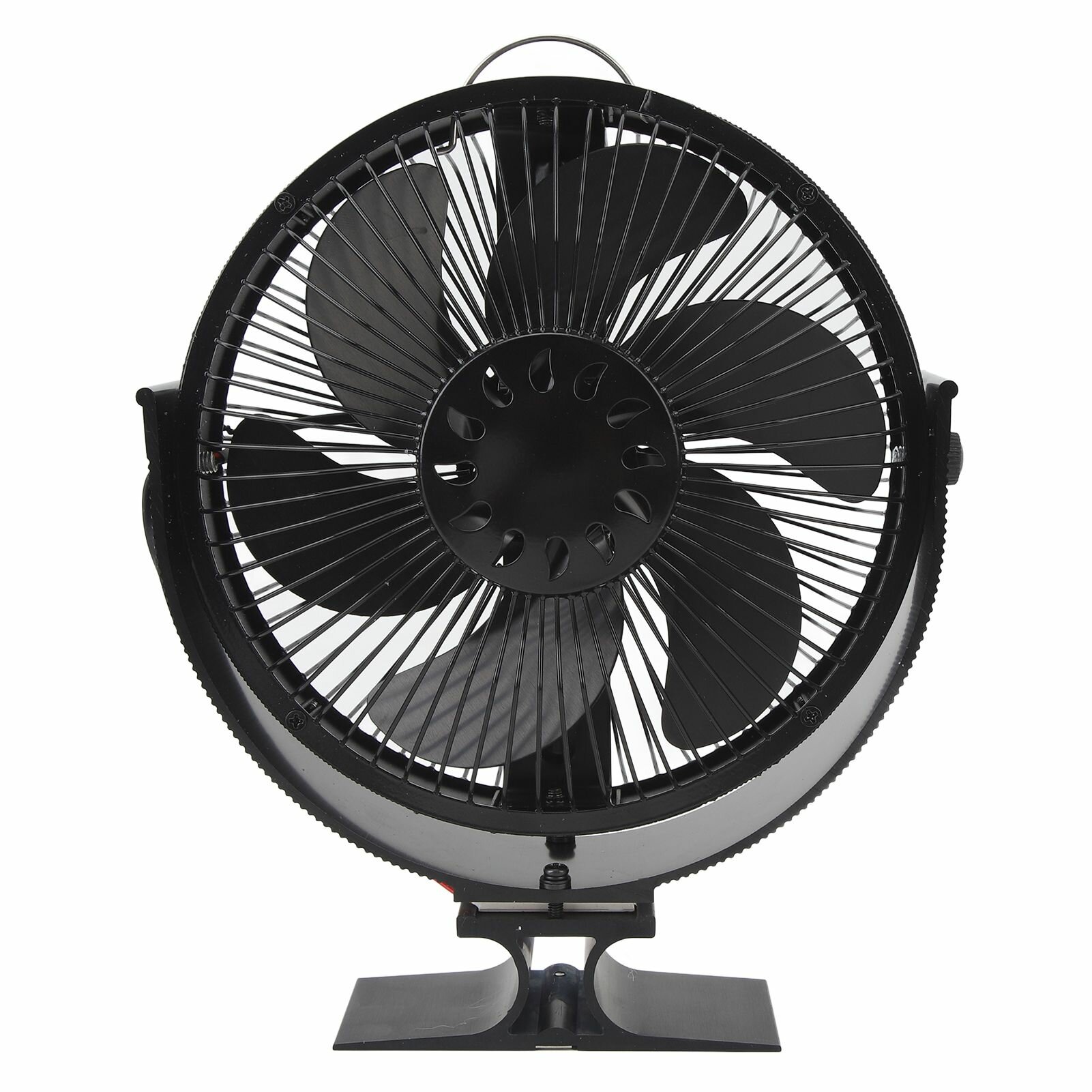 Вентилятор для камина с 6 лопастями, тихий, защищенный, для дровяной печи, компактный, 1090г