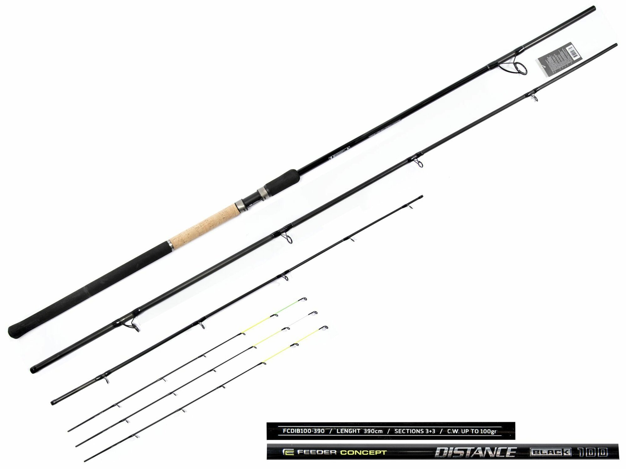 Удилище фидерное Feeder Concept Distance BLACK 100 3.90