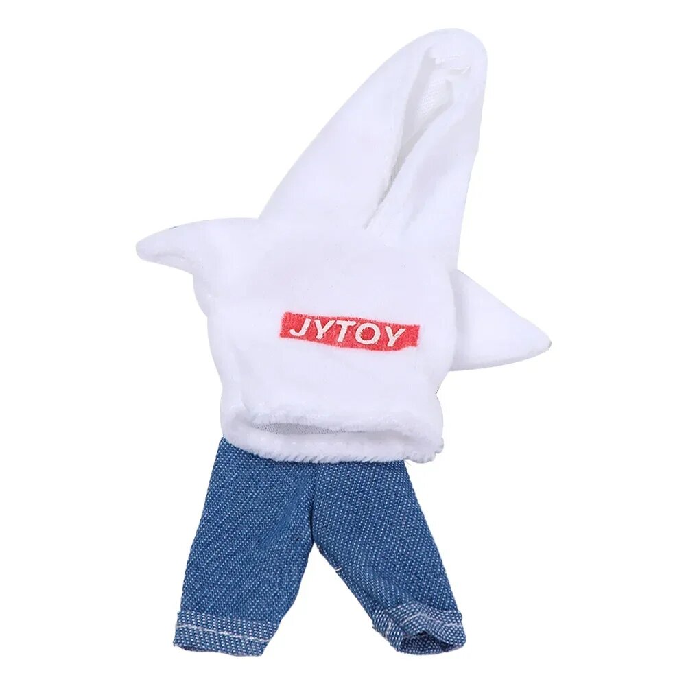 Костюм для куклы 16 см, белый с JYTOY