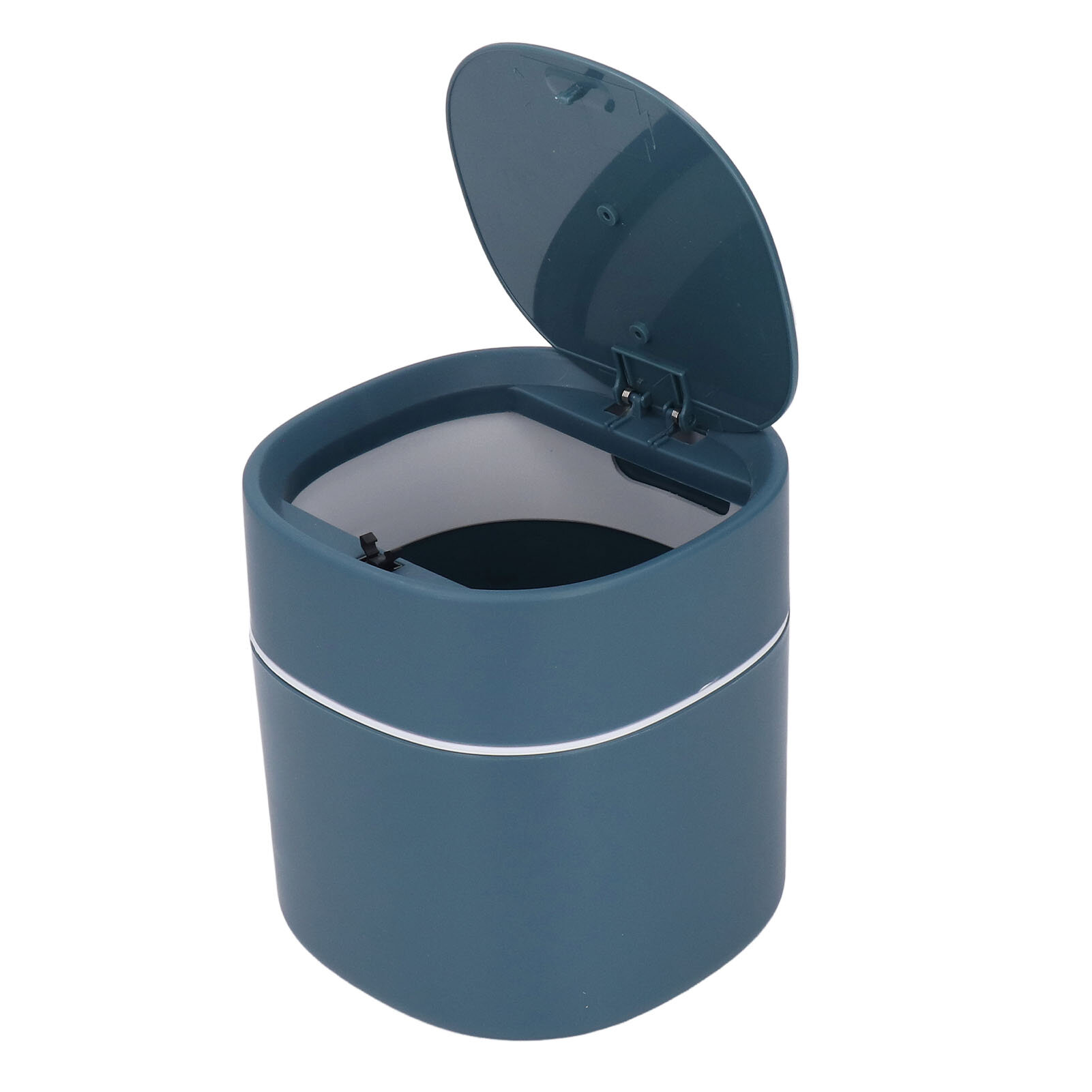Мини настольный мусорный бак для хранения мусора моющий контейнер с крышкой для журнального столика туалетный столик настольная столешница синий