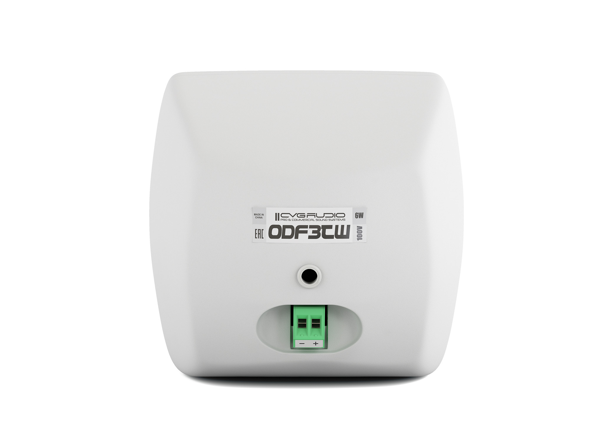 CVGAUDIO ODF3TW - Миниатюрная 3” (73,5мм), настенная, широкополосная АС, 6W/100V, цвет белый
