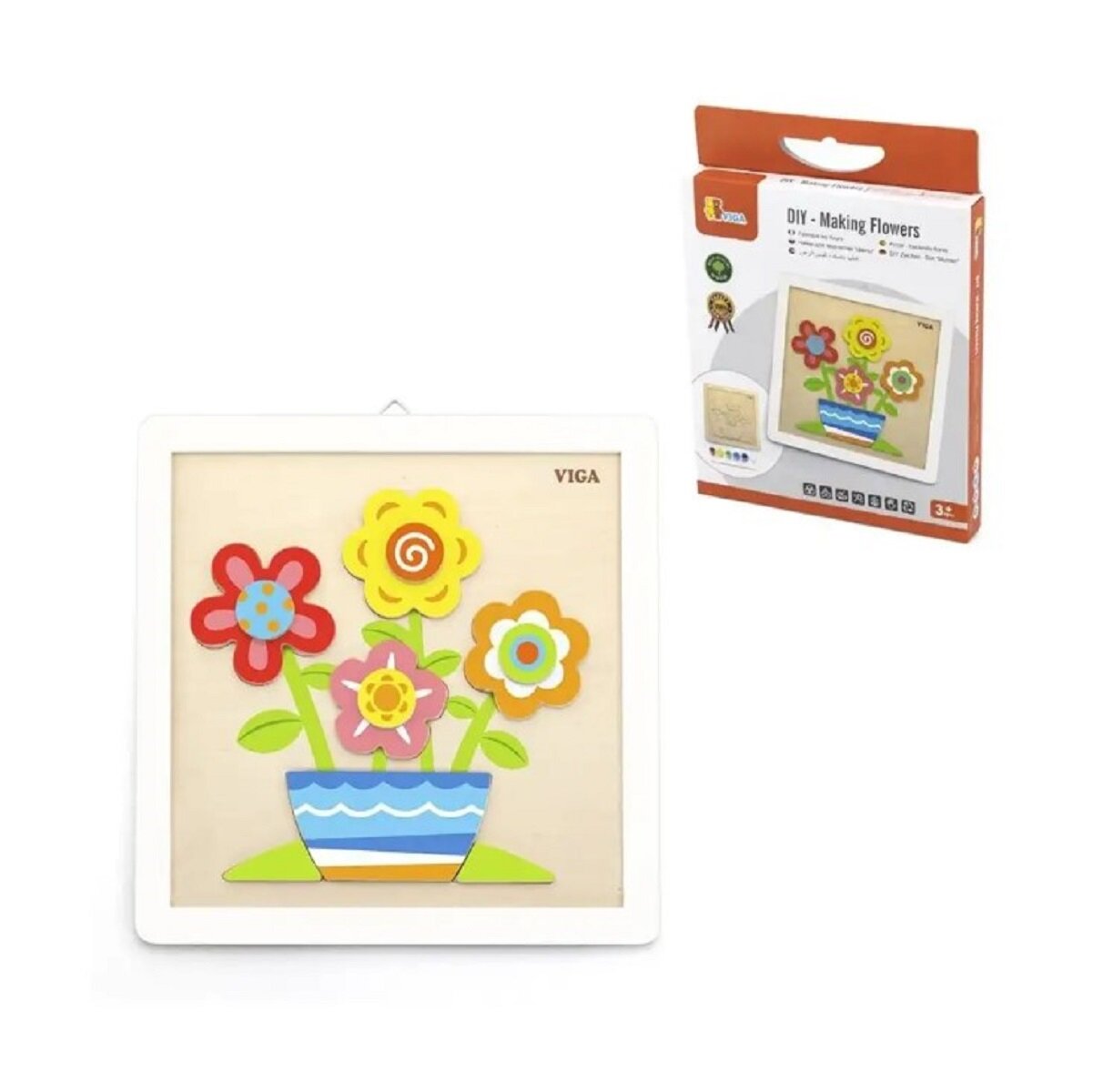 Набор для творчества Viga Цветы, в коробке