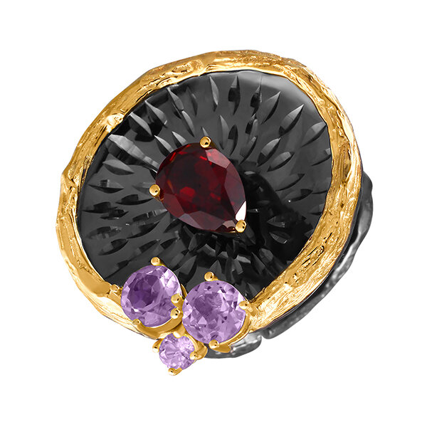 Кольцо, серебро, 925 проба