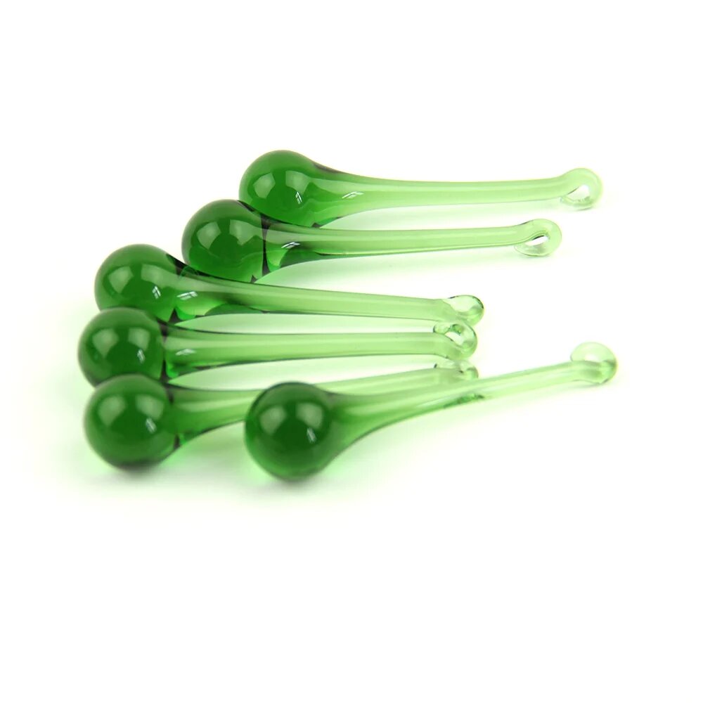 Хрустальные подвески капли дождя drop crystal Зеленый, 16x60mm 1 piece, dark green