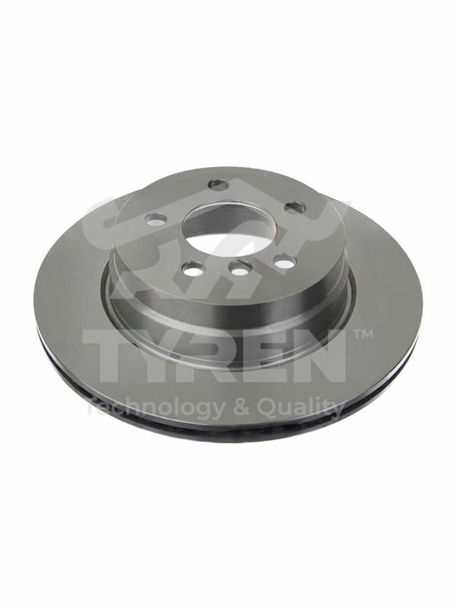 Диск тормозной задний вентилируемый Tyren TYR1010871 для а/м BMW X5, X6