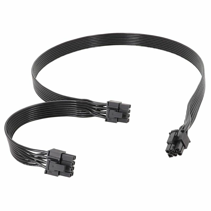 PCIE 6-контактный к 2 портам 8-контактный 6 + 2-контактный кабель питания для модульных блоков видеокарты V700 V1000