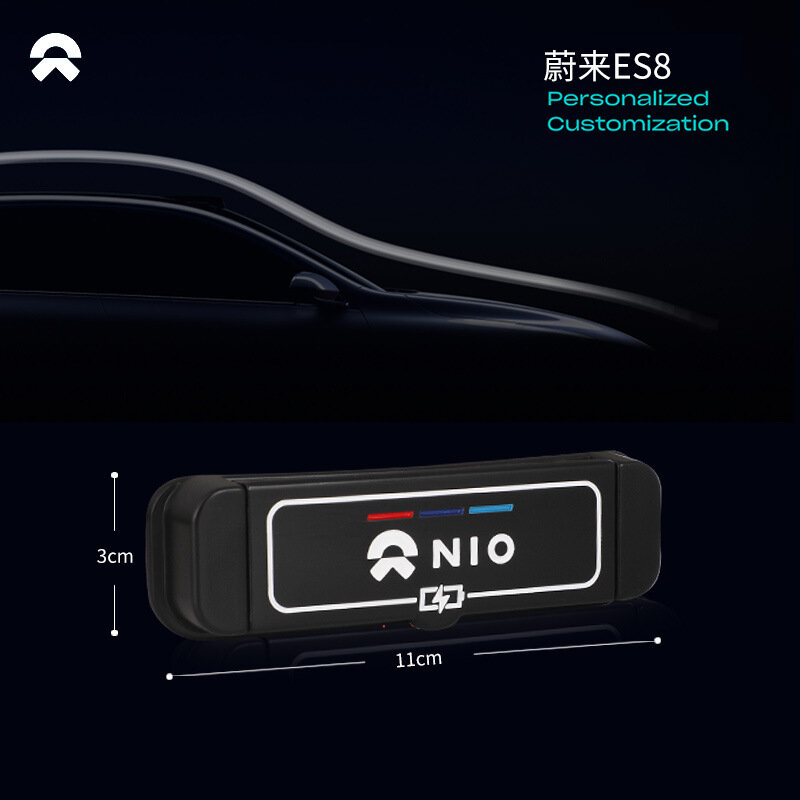 Задняя крышка для зарядки Nio EC6, ES6, ES8, USB, ES8 Black