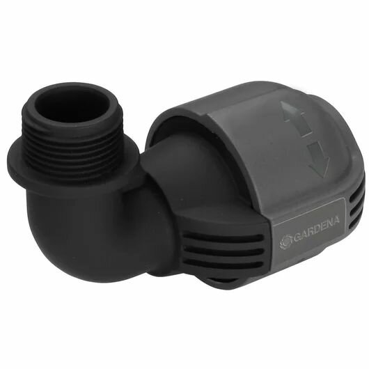 Соединитель L-образный 25 мм x 3/4" - наружная резьба GARDENA