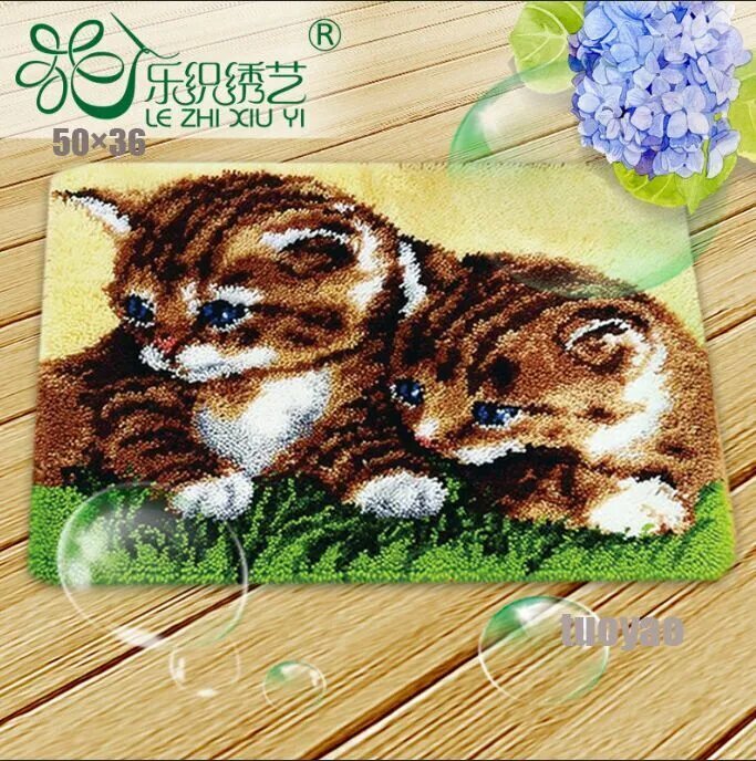 Ковер Наборы для вышивания 50 x 36 см, Вышивка в ковровой технике, Коврик YK