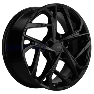 Литой колесный диск Khomen Wheels KHW1716 (DFM580) 7x17/5x110 ET45 D67,1 Black