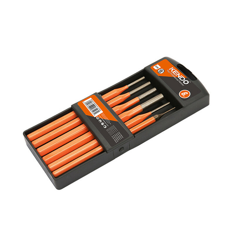 Набор пробойников KENDO KD-26543, 6 предметов, 152 мм, стальные