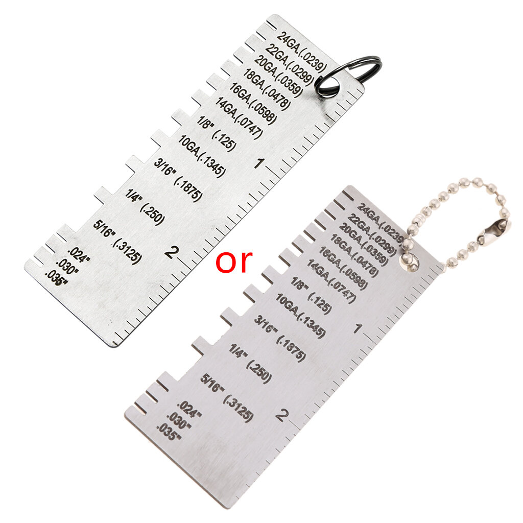 Измеритель толщины нержавеющей стали Линейка для контроля сварных швов Штангенциркуль Измерительные инструменты для листового металла Аксессуары