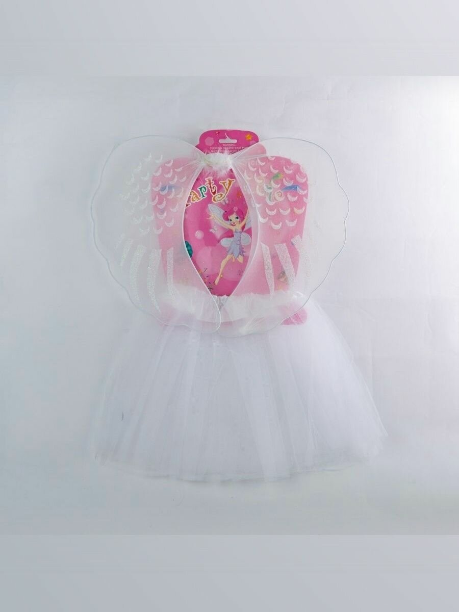 Крылья ангела с юбкой и палочкой