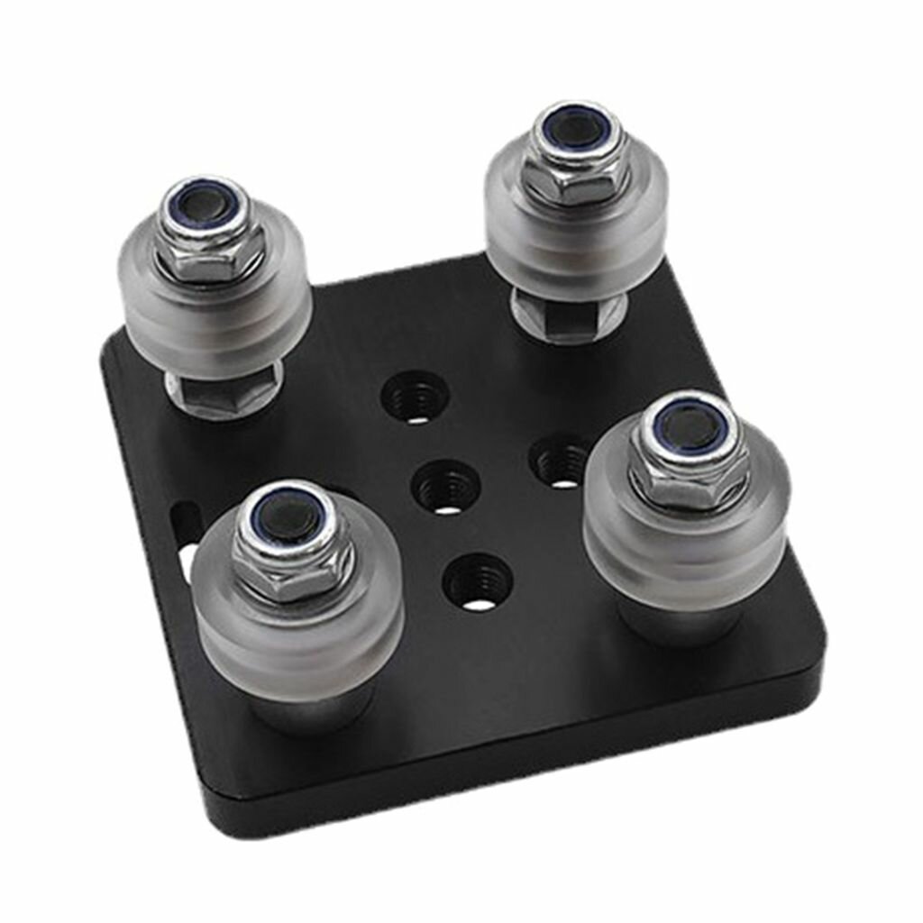 Шкив с V-образным пазом из алюминиевого профиля европейского стандарта 2040-белое колесо