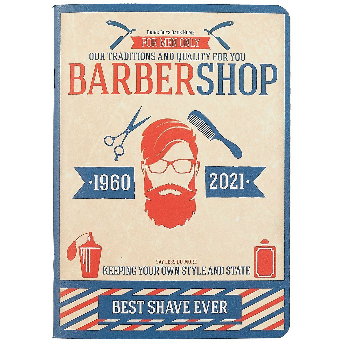 Тетрадь общая «Barbershop» в ассортименте, 48 листов в клетку, A5 - Be Smart
