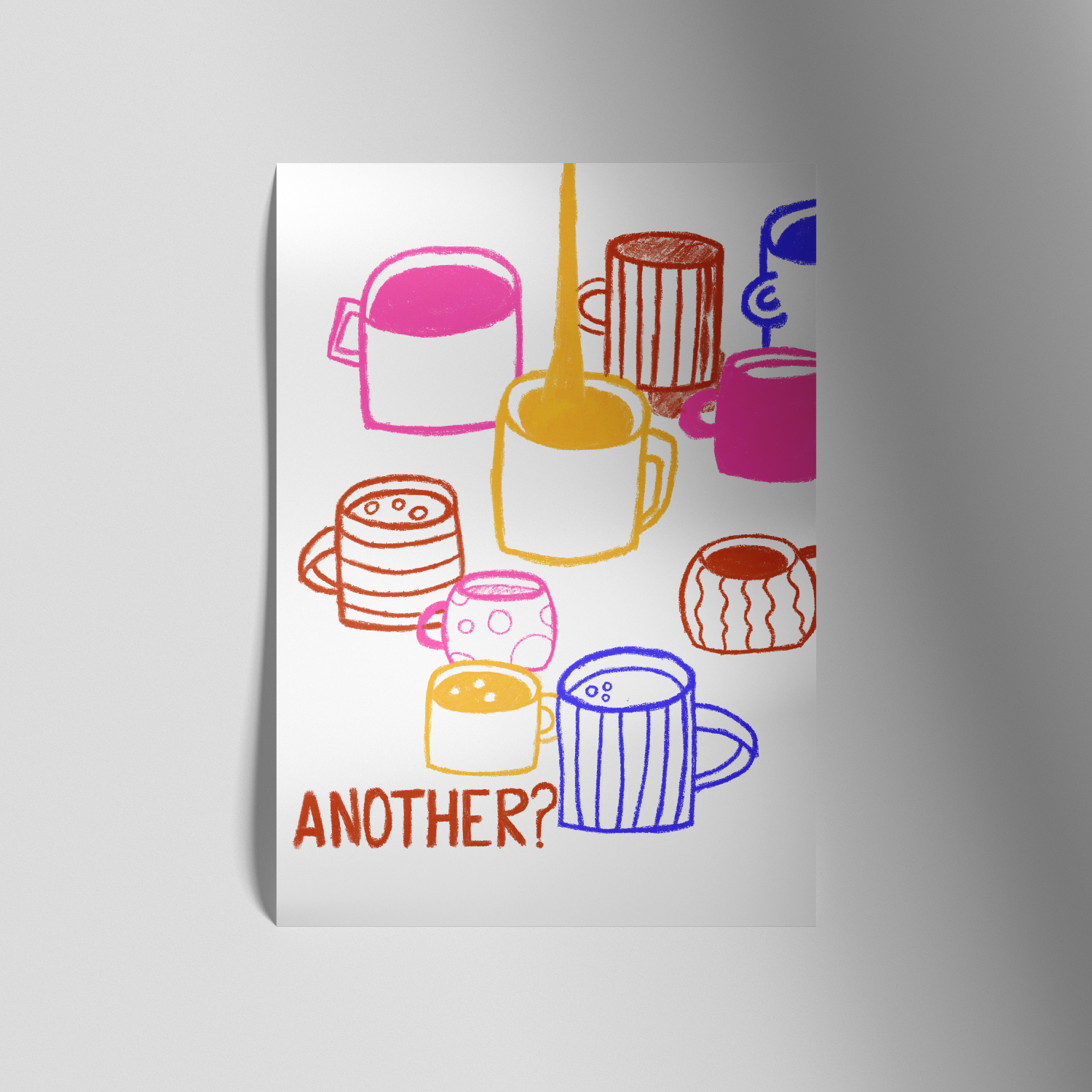 Постер без рамы "ANOTHER", бумага, цифровая печать, формат А3 30x42 см в стиле Pinterest