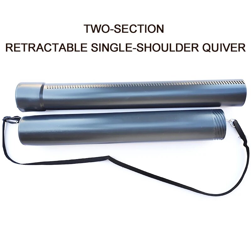 Двухсекционный чехол для стрел для блочных изогнутых луков, горшка для стрел, трубка для хранения, аксессуары для стрельбы из лука, сумка для стрел, натянутый колчан