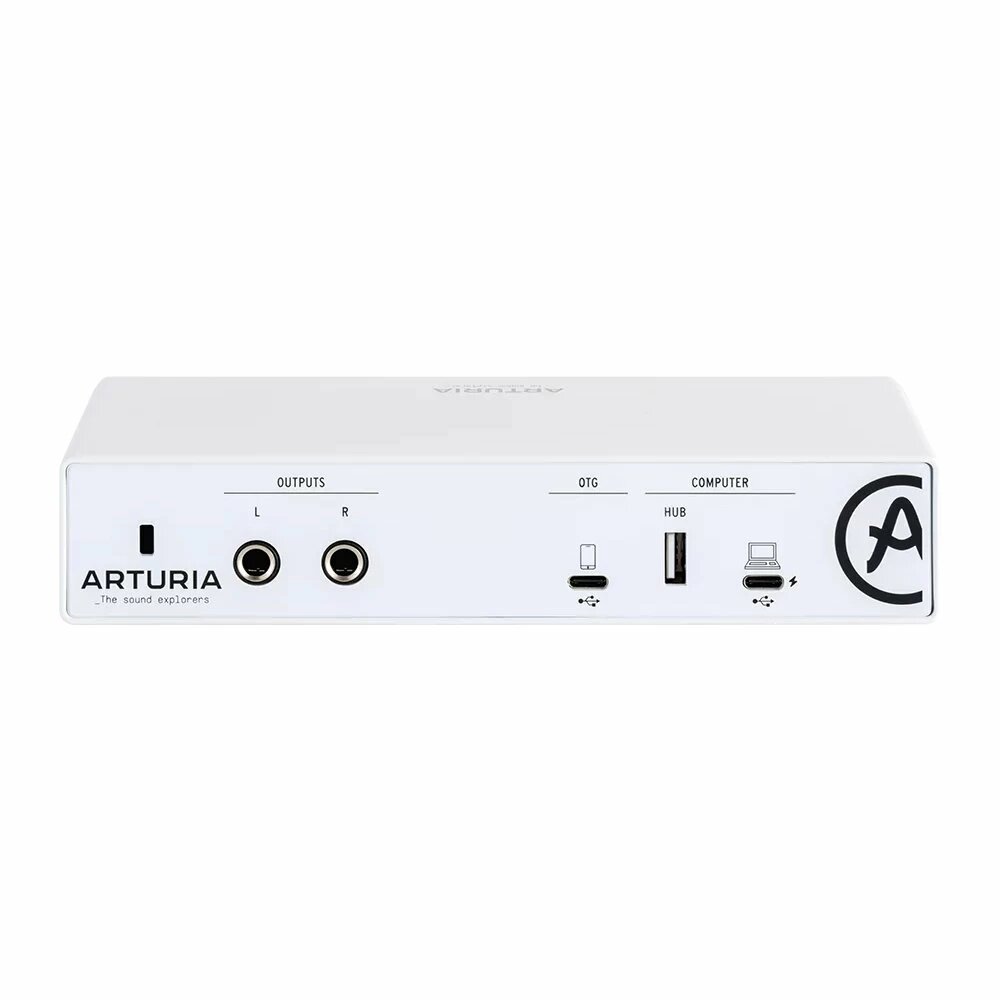 Аудиоинтерфейс Arturia MiniFuse 2 White OTG — фото 1
