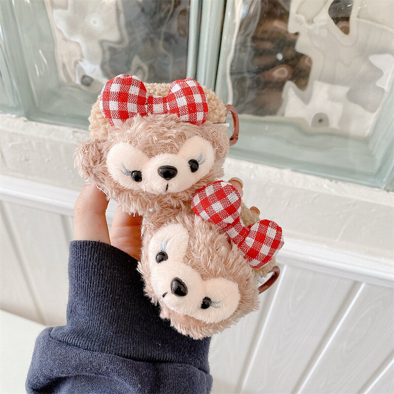 Плюшевый чехол Duffy Bear для беспроводных наушников Apple AirPods 3-го поколения 2021 года, защитный чехол
