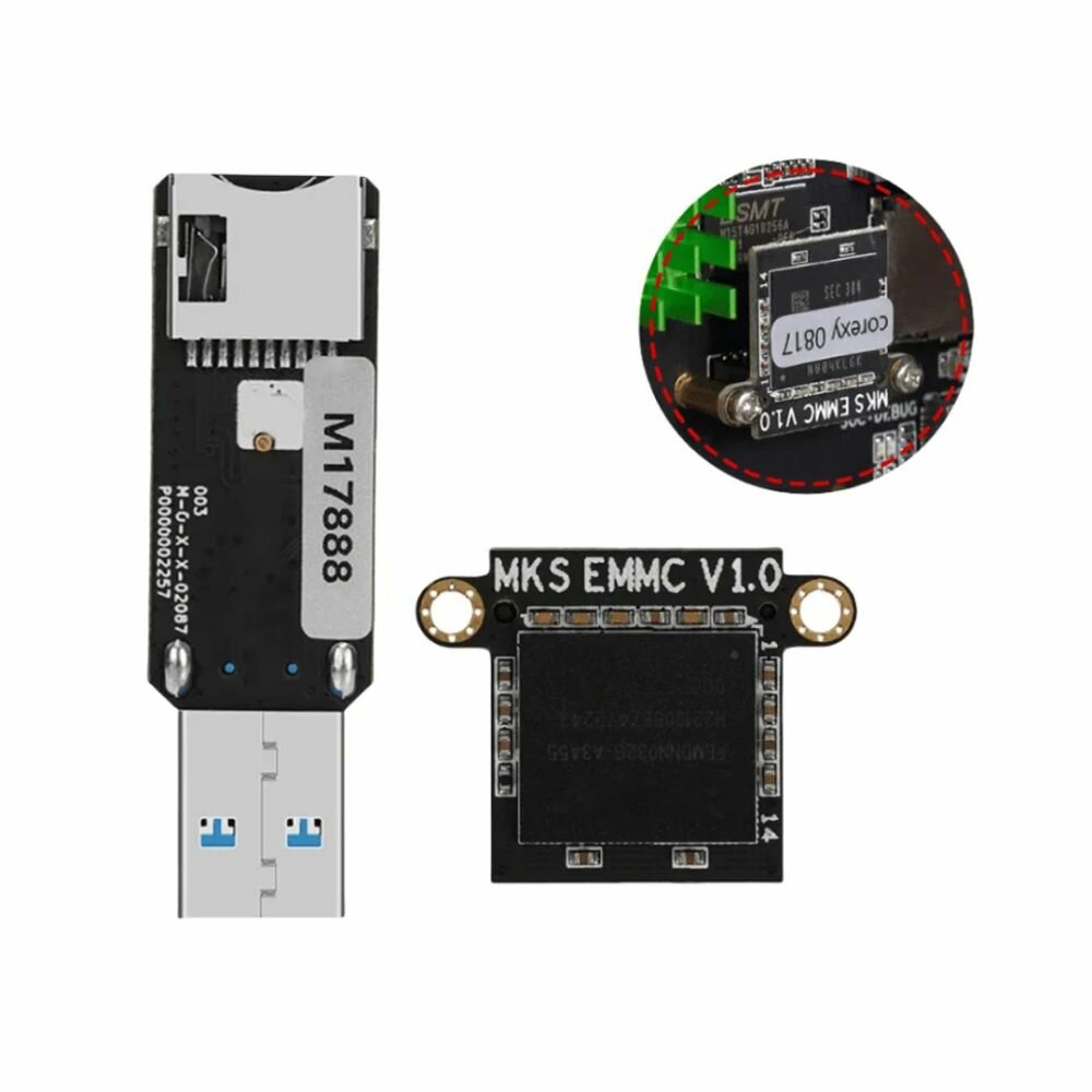 Модуль EMMC Micro SD TF-карта 32 ГБ для Elegoo Neptune 4/ 4 Pro/ 4 Max/ 4 Max для KLP1/ KP3S Pro V2