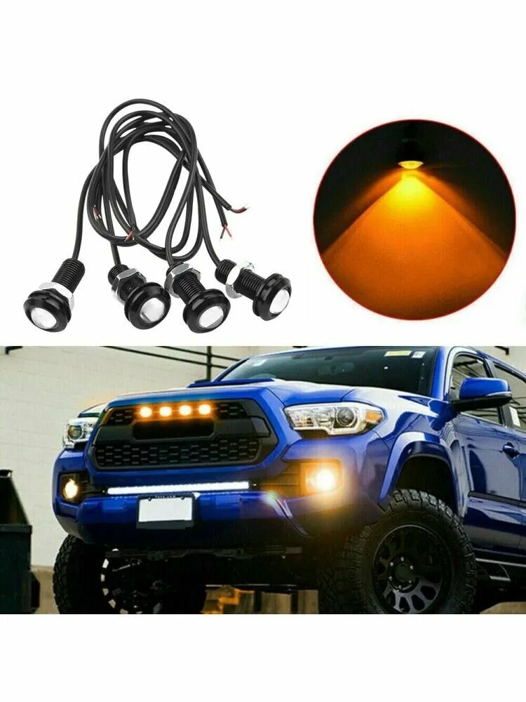 Фары автомобильные, Противотуманная фара, арт. 4件LED货车辗轴灯套装，适用于福特SUV风格Raptor
