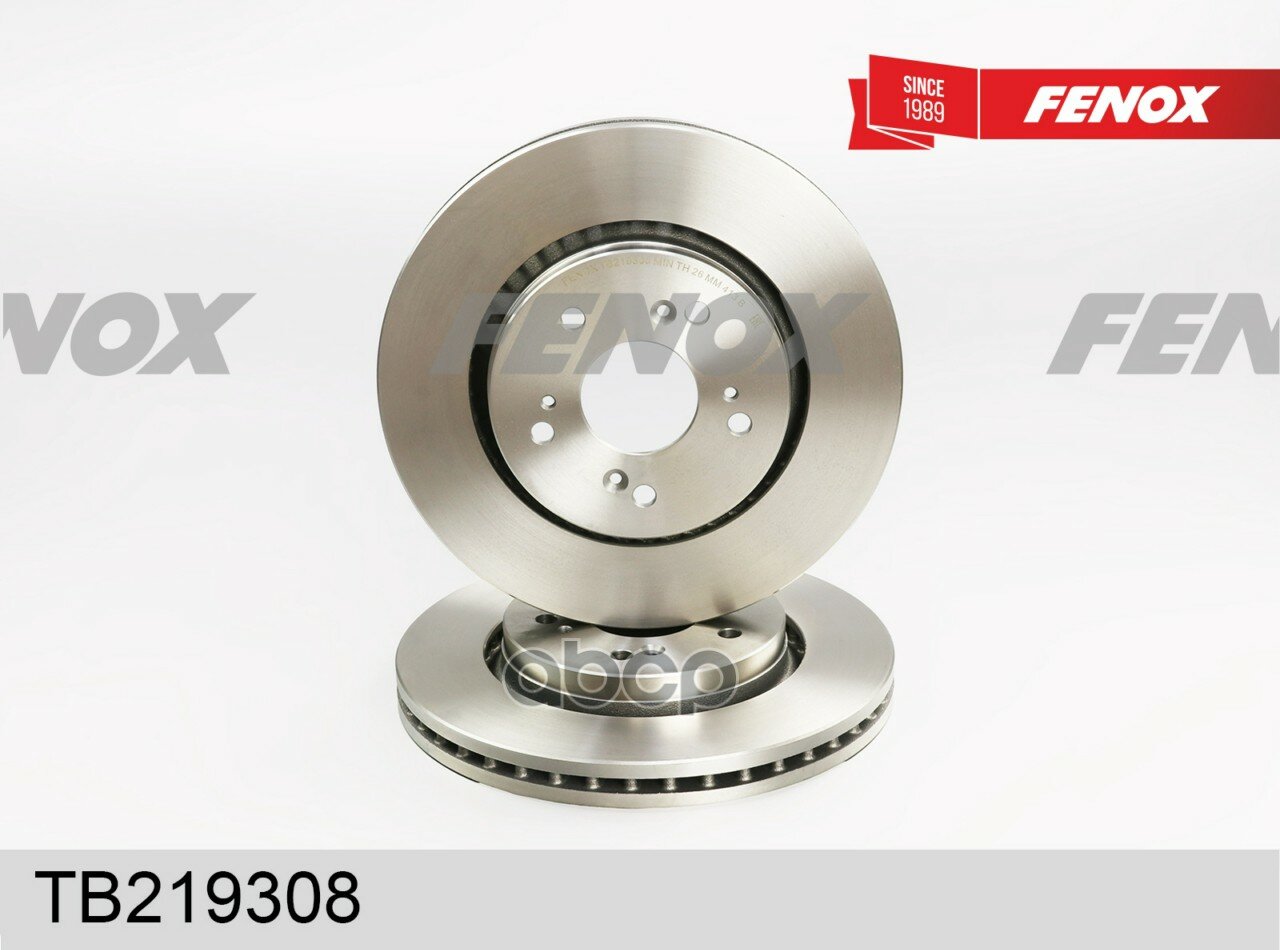 Диск тормозной | перед прав/лев | FENOX арт. TB219308