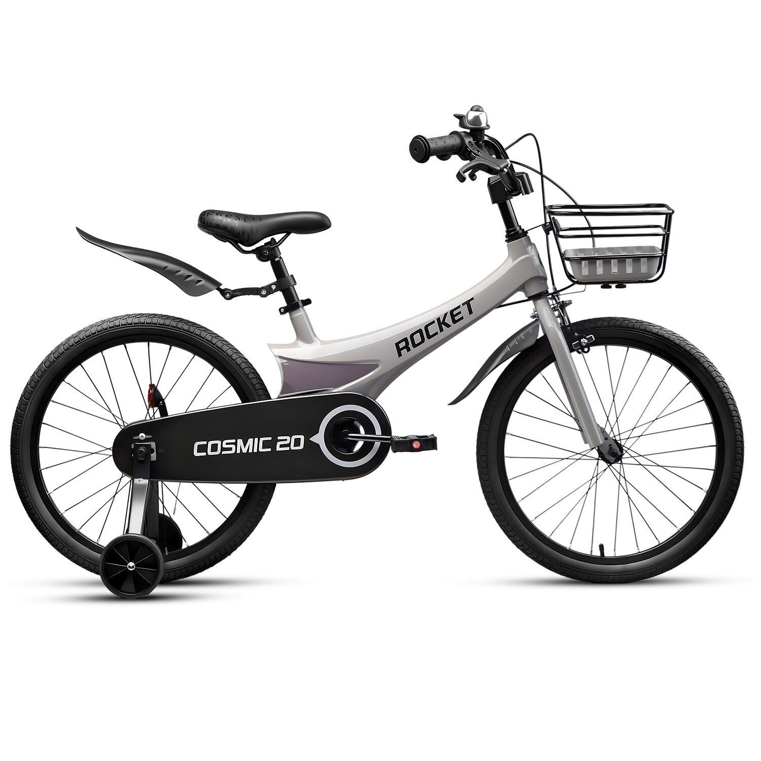 Велосипед 20" Rocket Cosmic, цвет серый, рост 120–135 см.(6-9 лет)