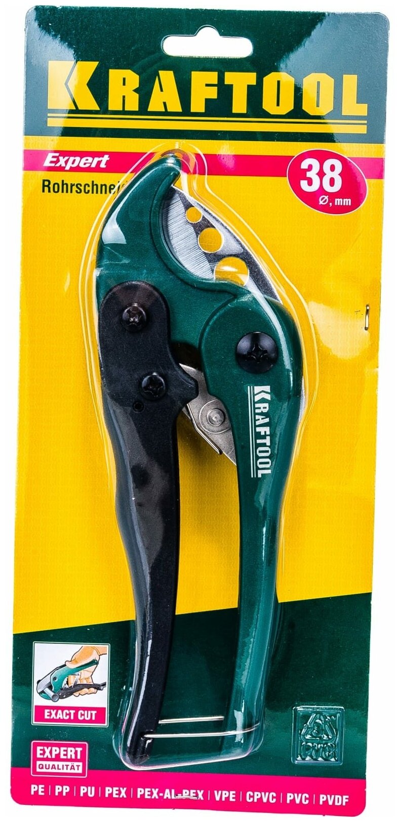 Ножничный труборез Kraftool 23381-38 38 зеленый