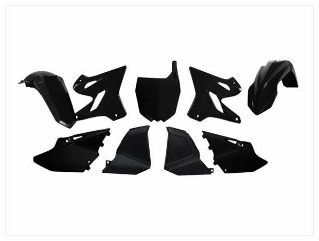 Комплект пластика RTech R-KITYZ0-NR0-000 YAMAHA YZ125-250 02-21 черный для мотоцикла
