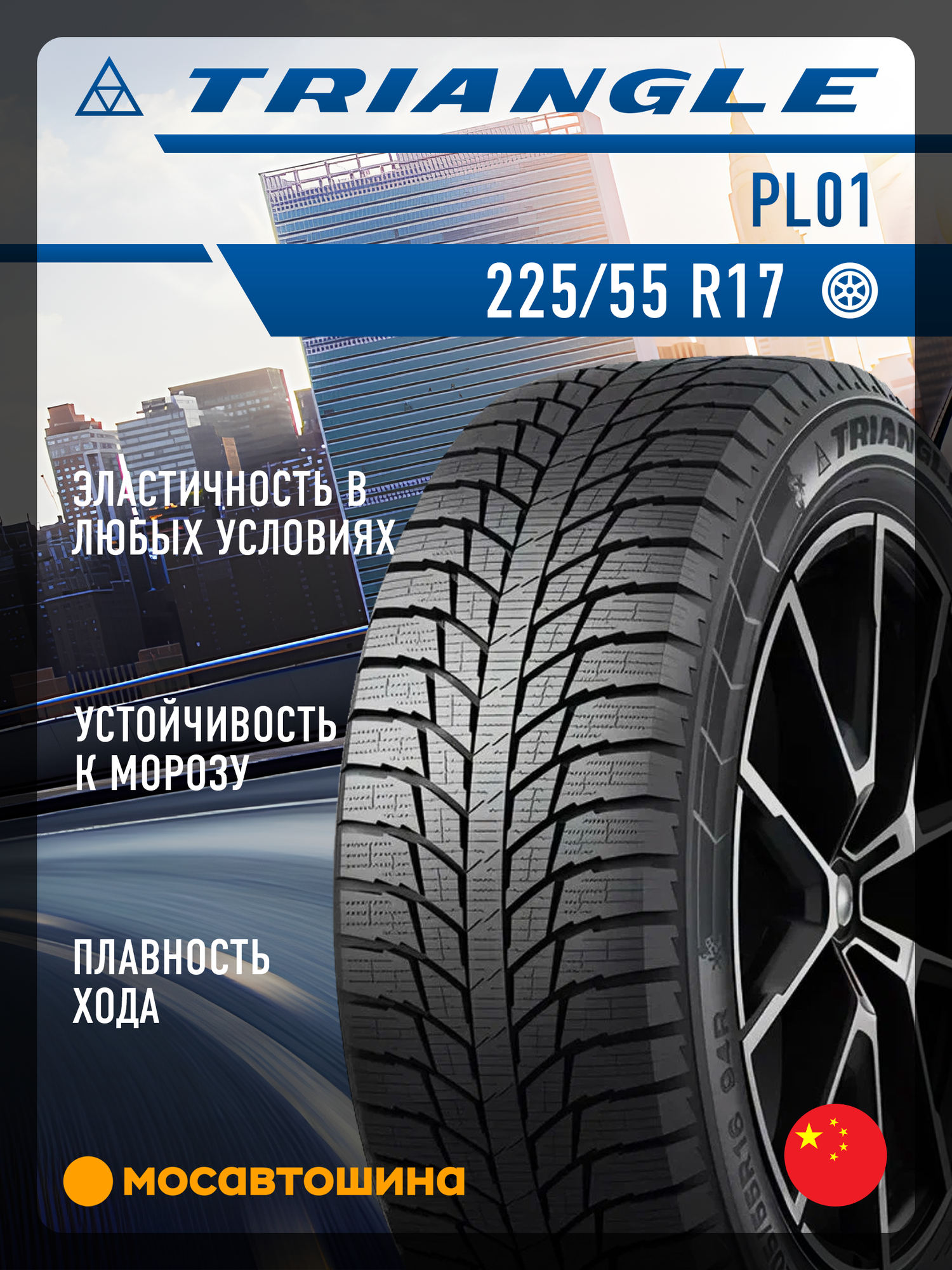 Зимние автомобильные шины Triangle PL01 225/55 R17 101R XL