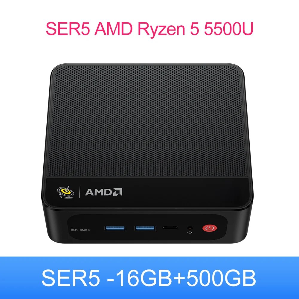Мини-ПК Beelink SER5 MAX AMD Ryzen для игр 5500U 16G