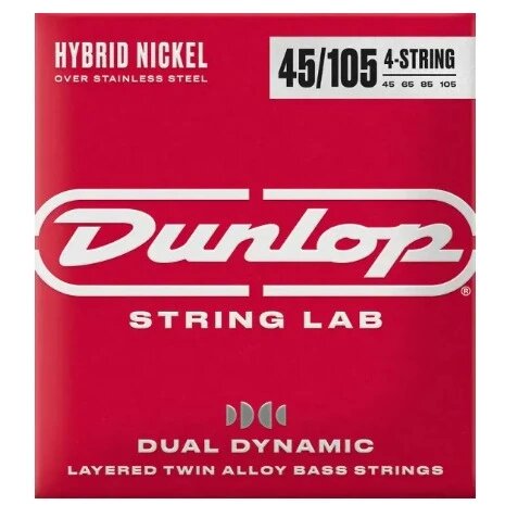 Струны для бас-гитары Dunlop DBHYN45125