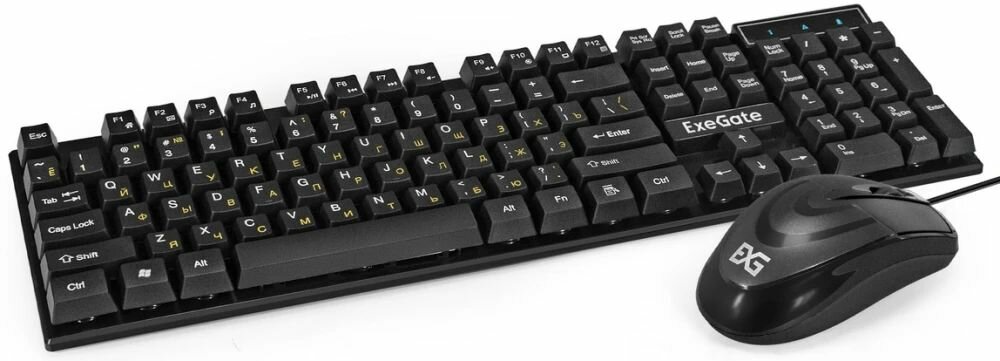 Комплект мышь + клавиатура ExeGate Комплект Professional Standard Combo MK110-OEM