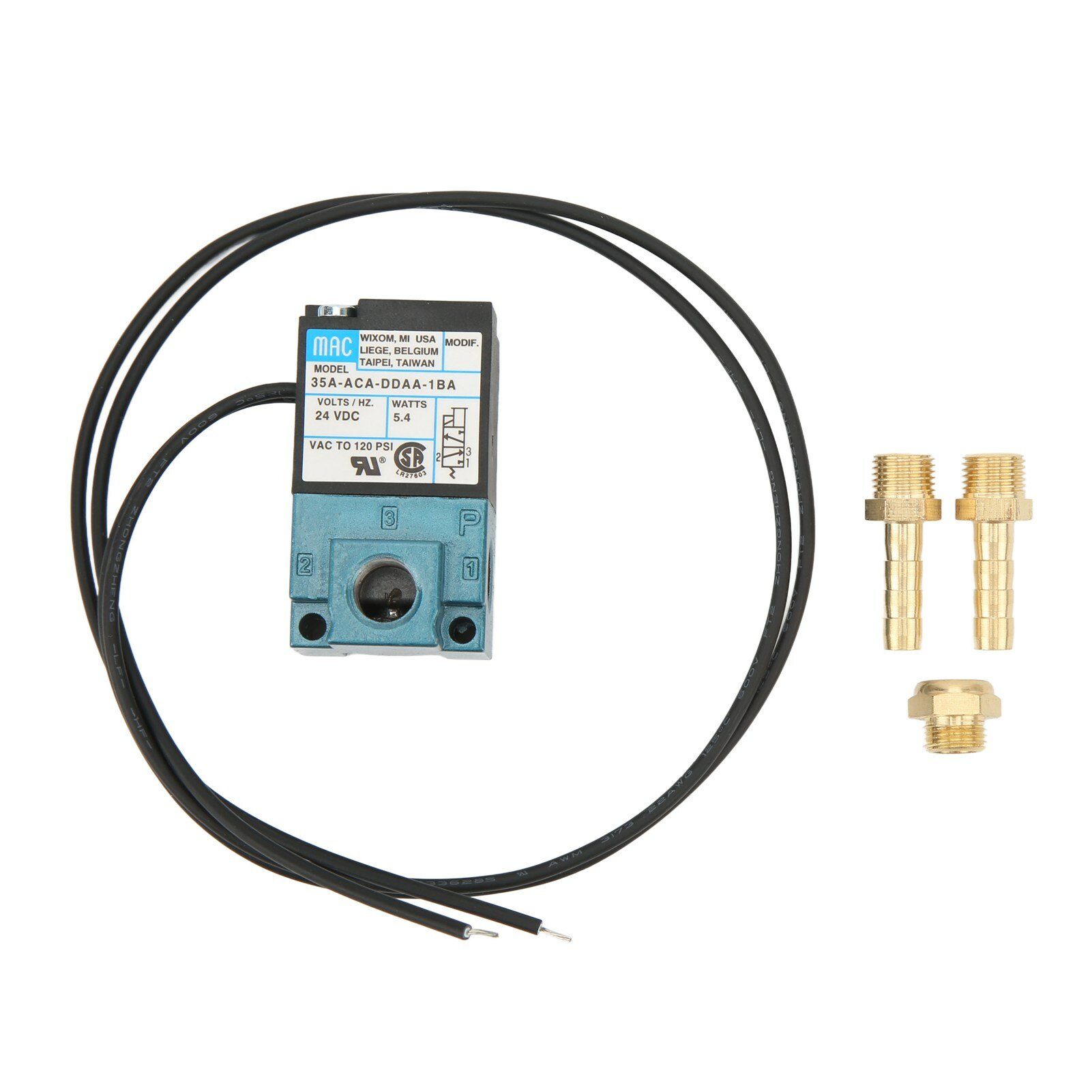 Электромагнитный клапан управления наддувом DC24V 5.4W с 3 портами, 35A ACA DDAA 1BA, электронный.