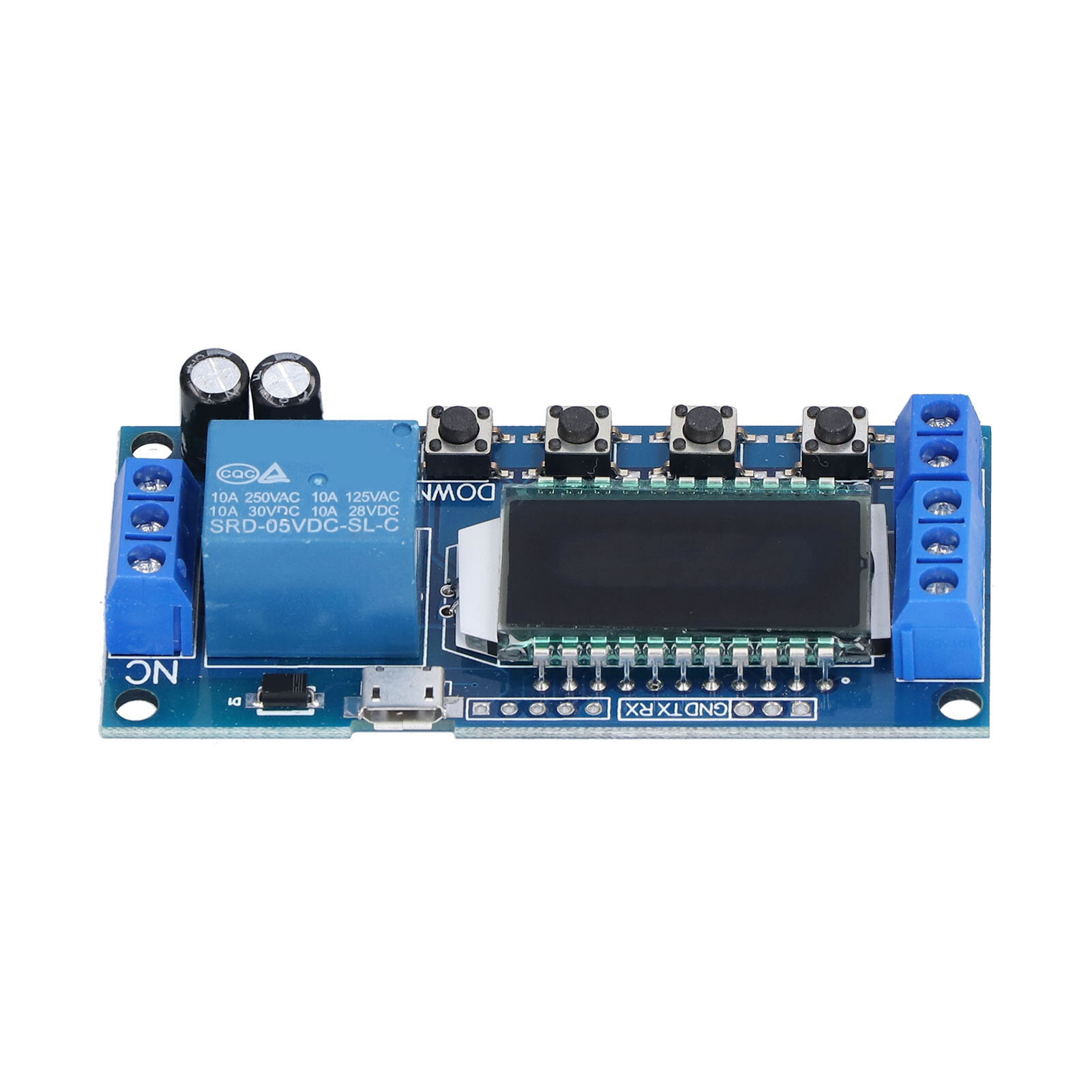 Релейный модуль, ЖК-дисплей, задержка, сбой питания, циклическая синхронизация, электронные компоненты XYLJ02