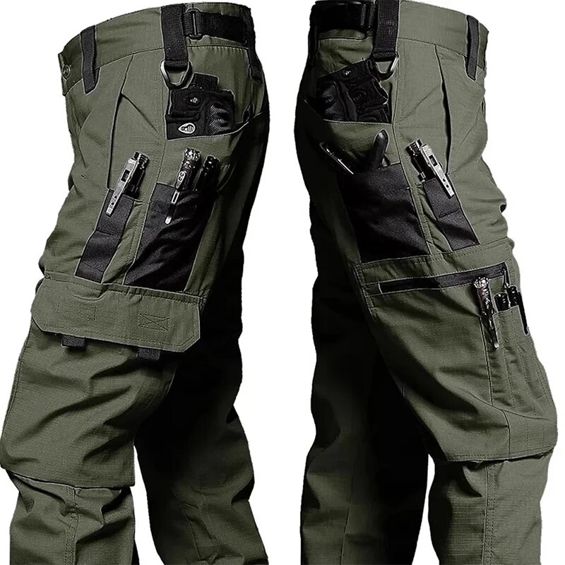 Тактические карго брюки green, XL