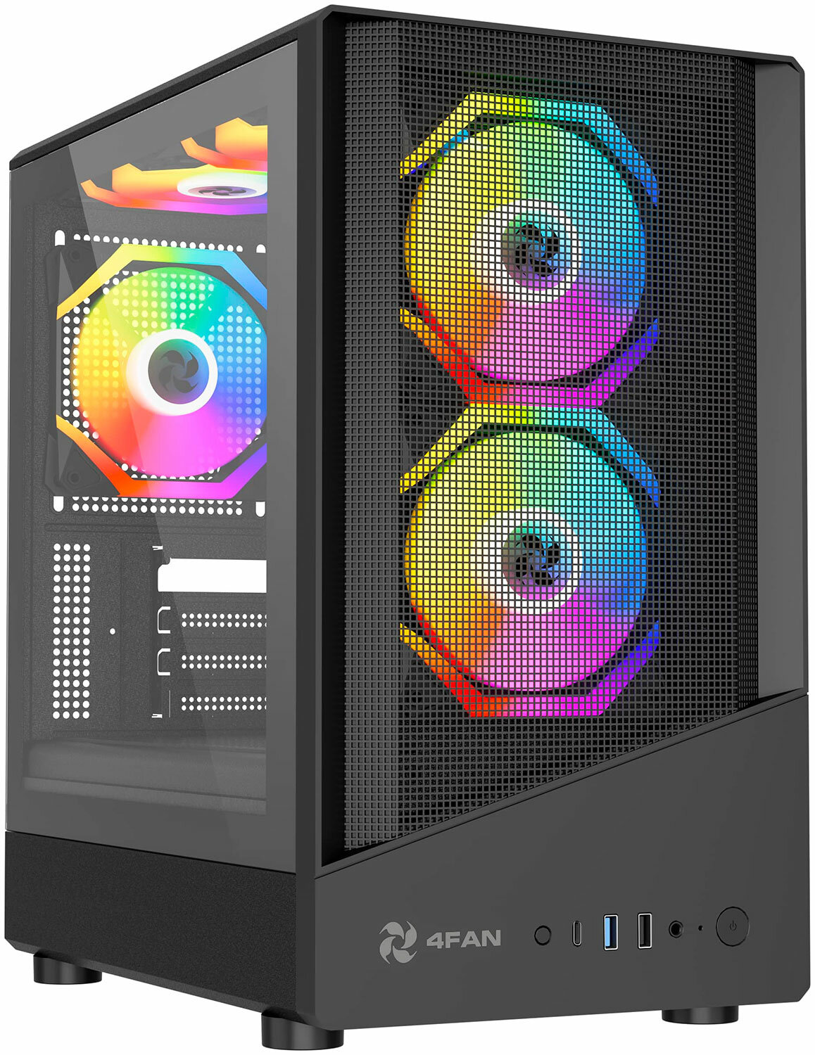 Компьютерный корпус 4FAN Indigon Black