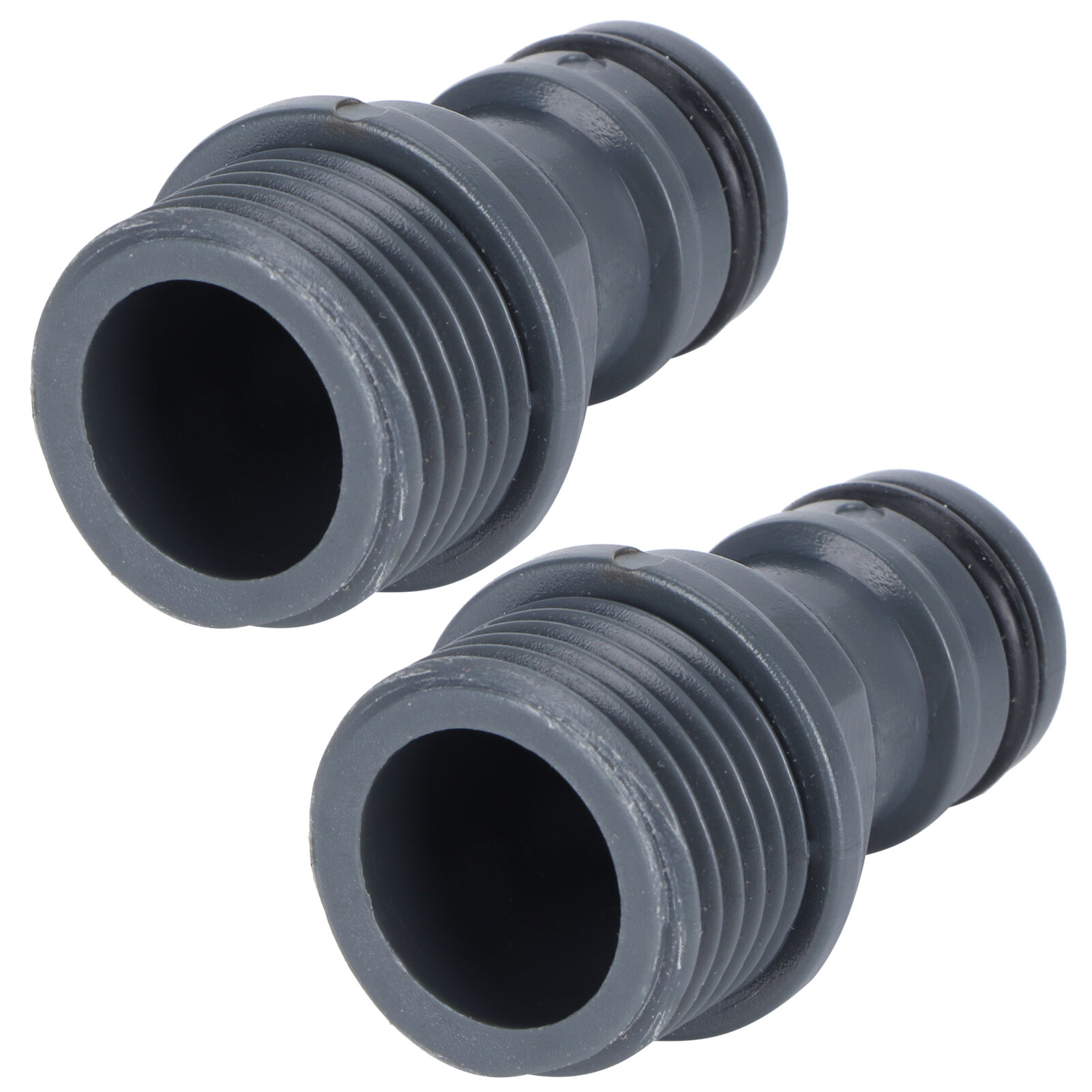 2Pcs Quick Connector G1/2 Male Thread ABS Garden Hose Tap Adapter Irrigation Tool Connecting G1/2 Female Thread Fittings