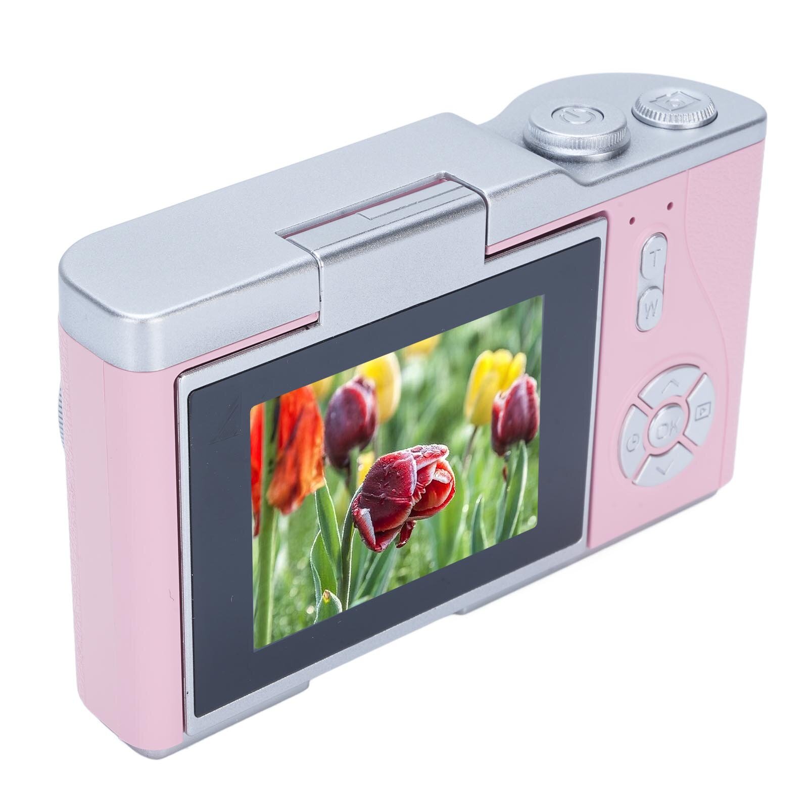 Цифровая фотокамера для цифровой фотографии 1080P 48MP 2.4 дюйма HD дисплей 8X электронный зум видеокамера желтый