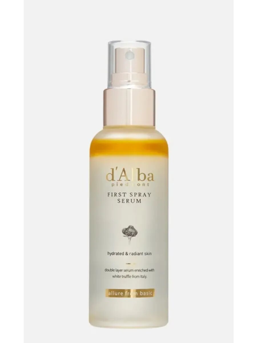 Сыворотка D'ALBA White Truffle First Spray Serum, питание, увлажнение, без тестирования на животных