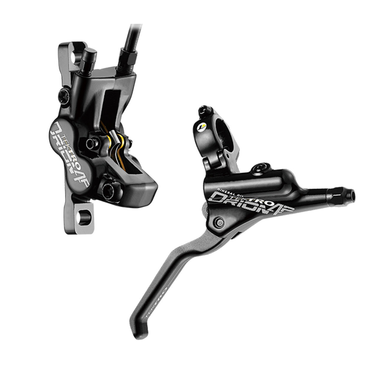 Тормоз дисковый передний Tektro HD-M745, 1900мм, черный. Черный