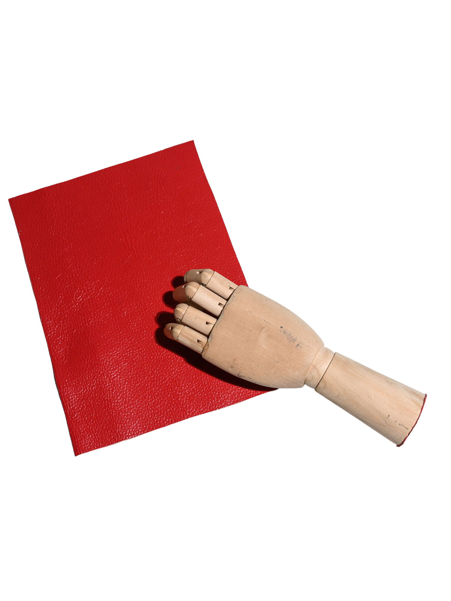 Кожа натуральная галантерейная в листах. Флотер. А4. Красный.