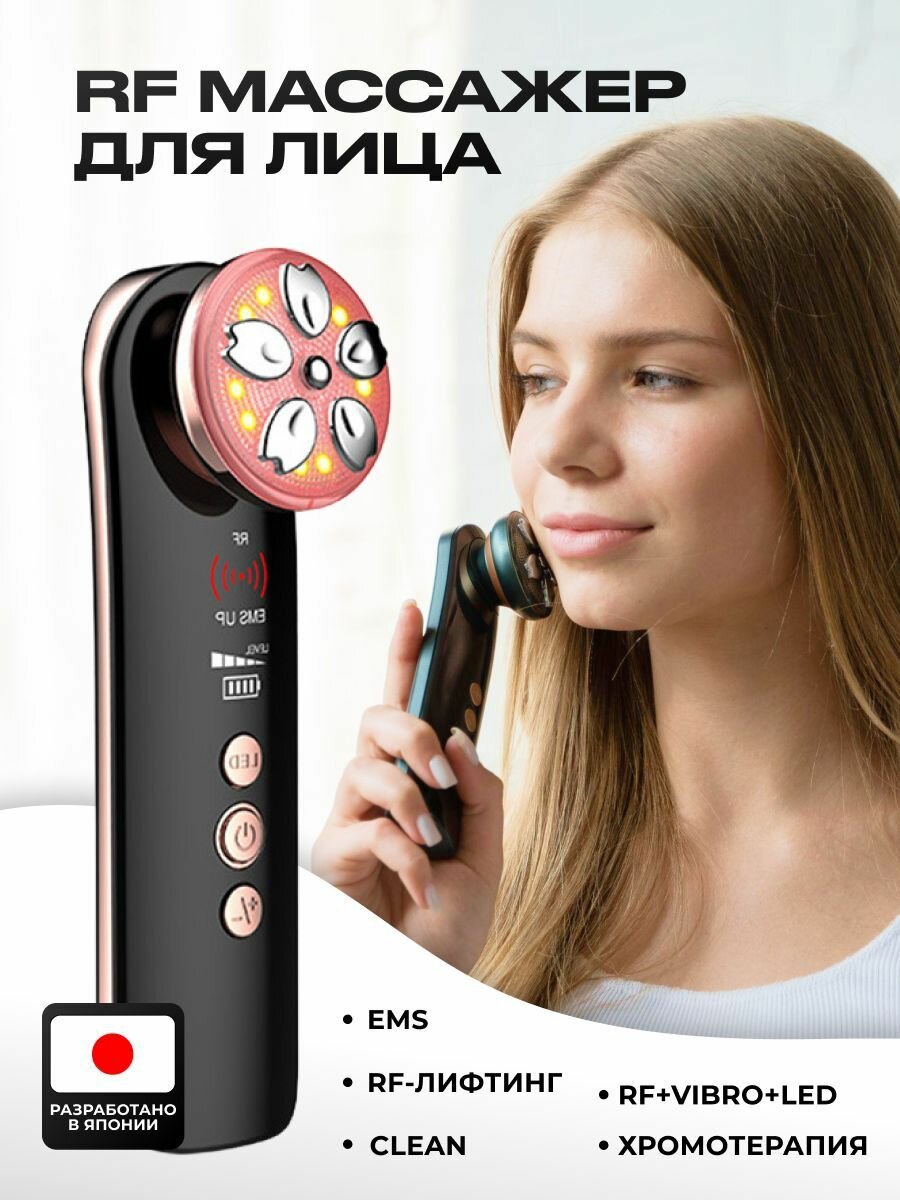 Rf Рф лифтинг аппарат Letteria, Микротоковый массажер для лица, микротоки