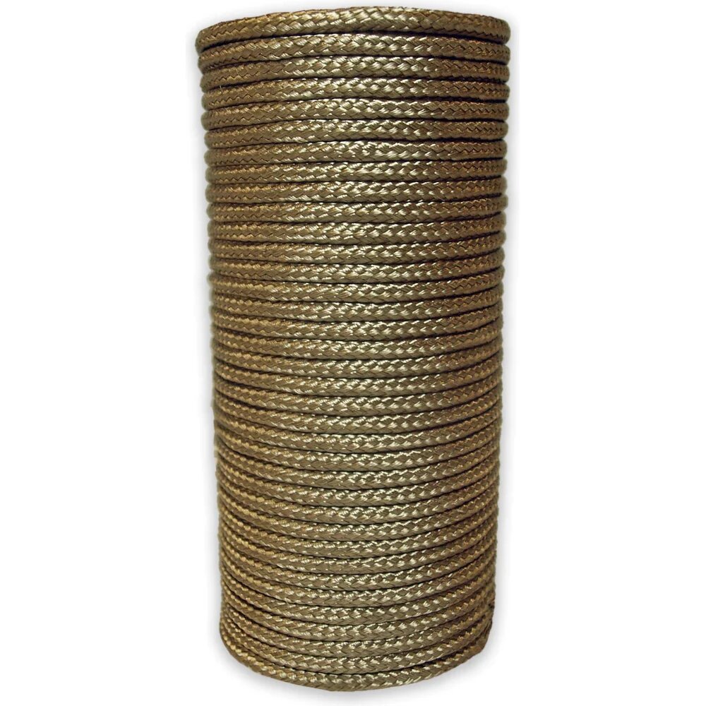 Базальтовый шнур BASFIBER диаметр 8 мм, длина 50 м, огнеупорный 700 С, повышения огнеупорных качеств