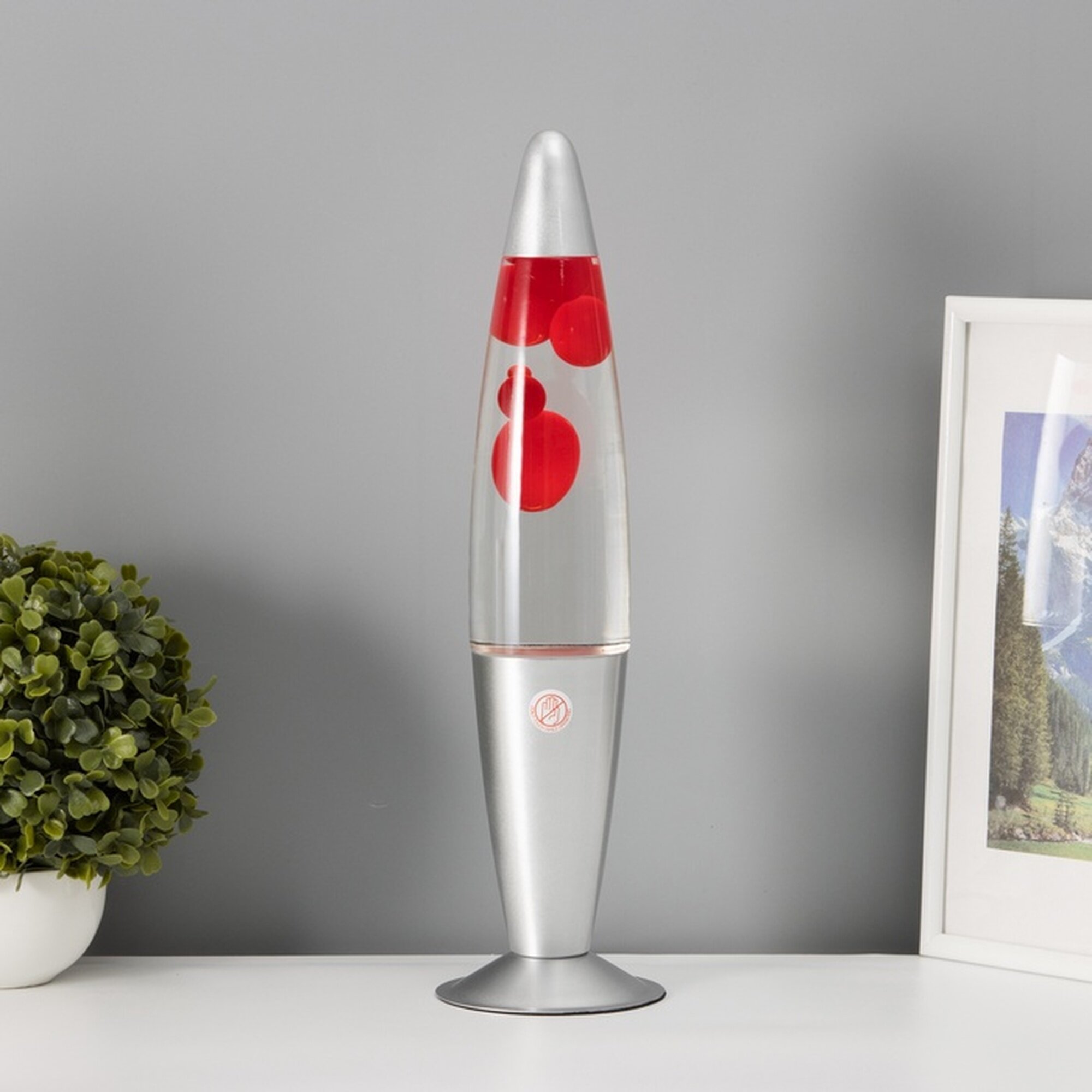 Лава-лампа RISALUX «Капли», высота 41 см, Е14, воск, цвет микс