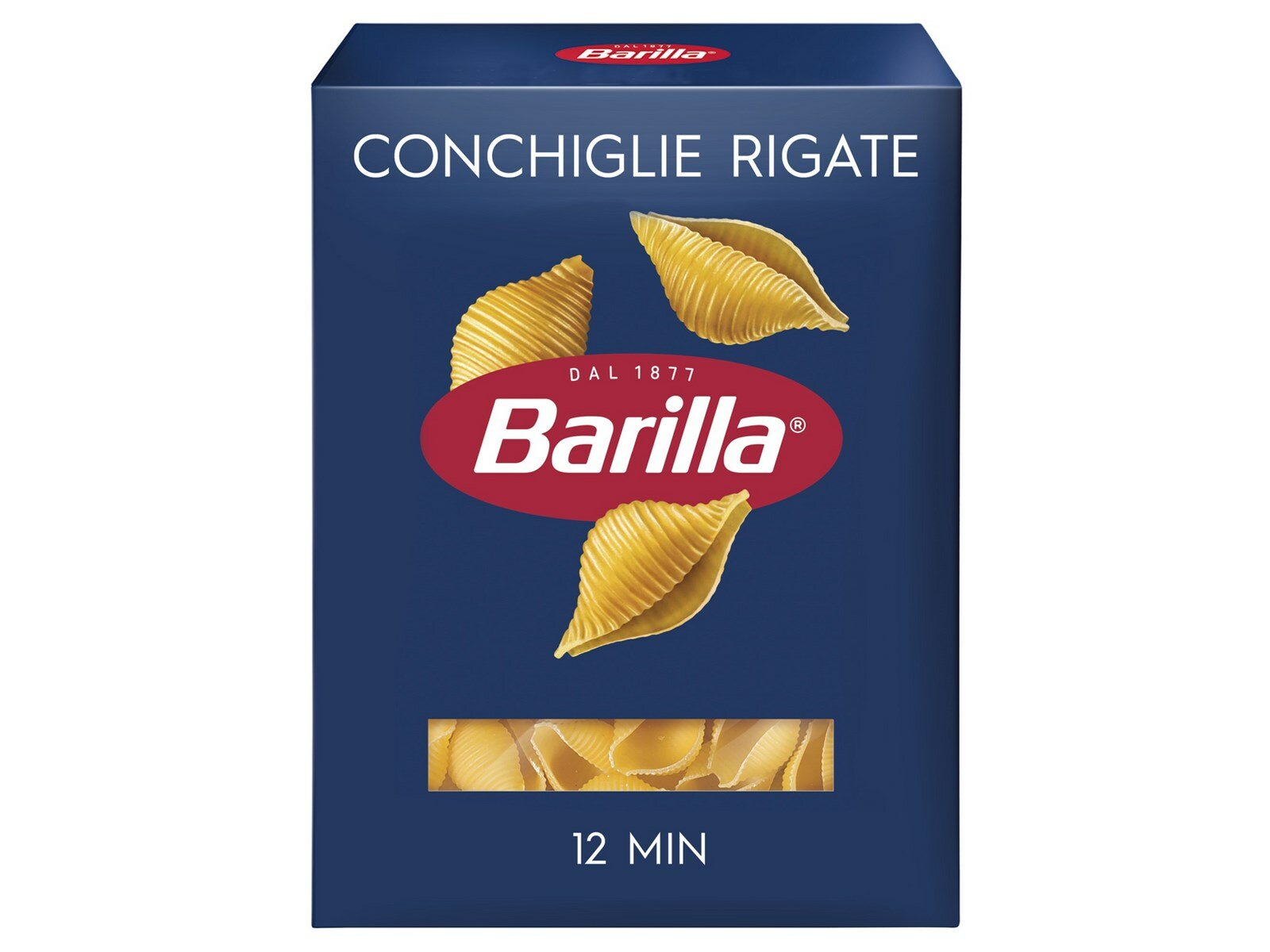 Макароны ракушки Barilla Conchiglie Rigate №93 высший сорт, 450г